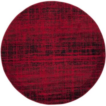 SAFAVIEH Adirondack Rudyard Abstract Runner Rug, Silver/Black, 2'1" x 6 ...