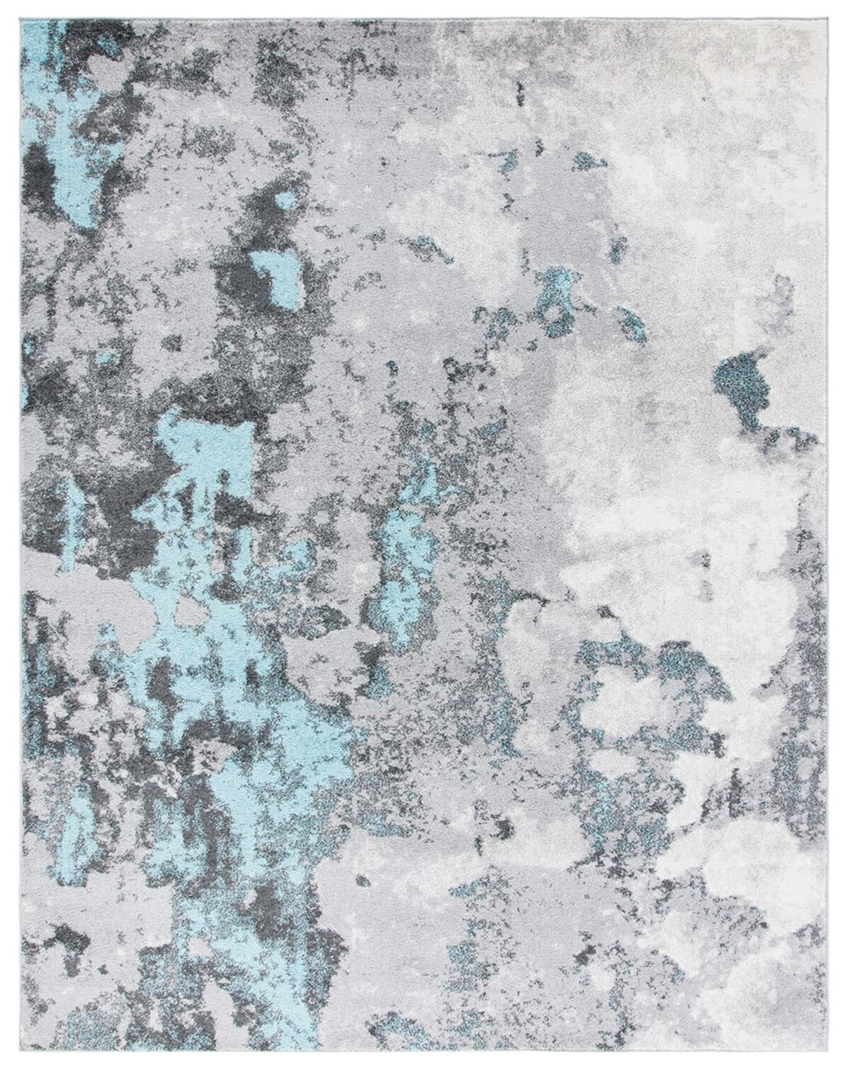 SAFAVIEH Adirondack Ladonna Abstract Area Rug, Turquoise/Grey, 10' x 14 ...