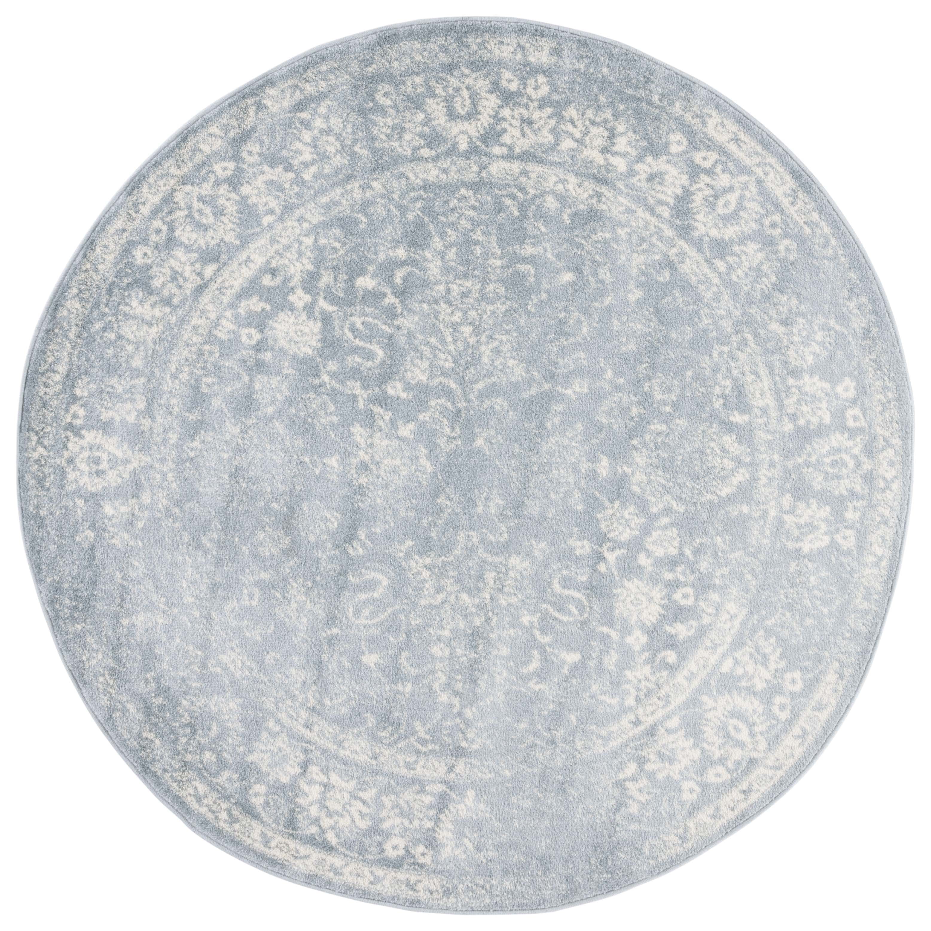 SAFAVIEH Adirondack Wyatt Traditional Distressed Area Rug, Slate/Ivory ...