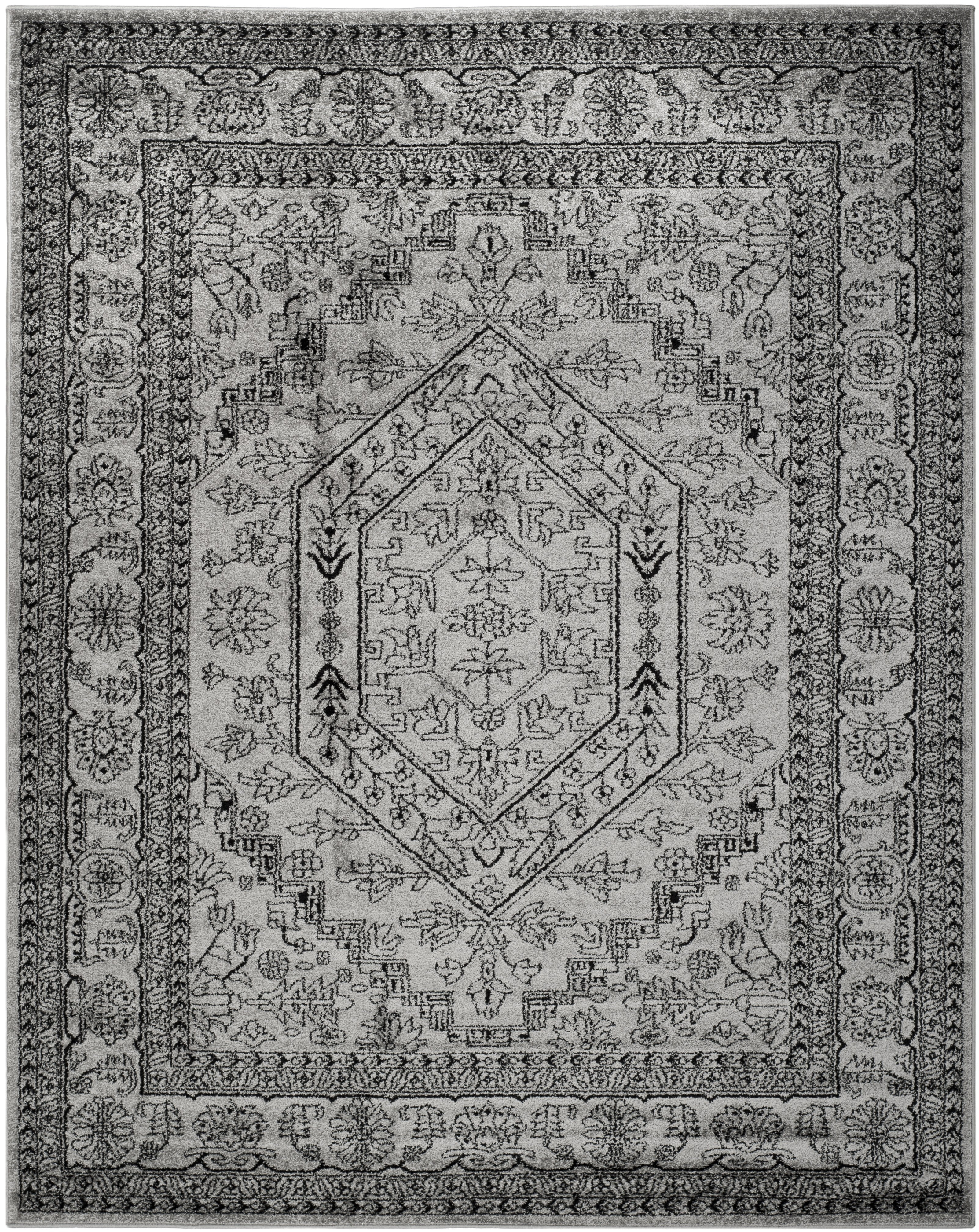 Free Shipping! SAFAVIEH Adirondack Xavier Traditional Area Rug, Silver ...