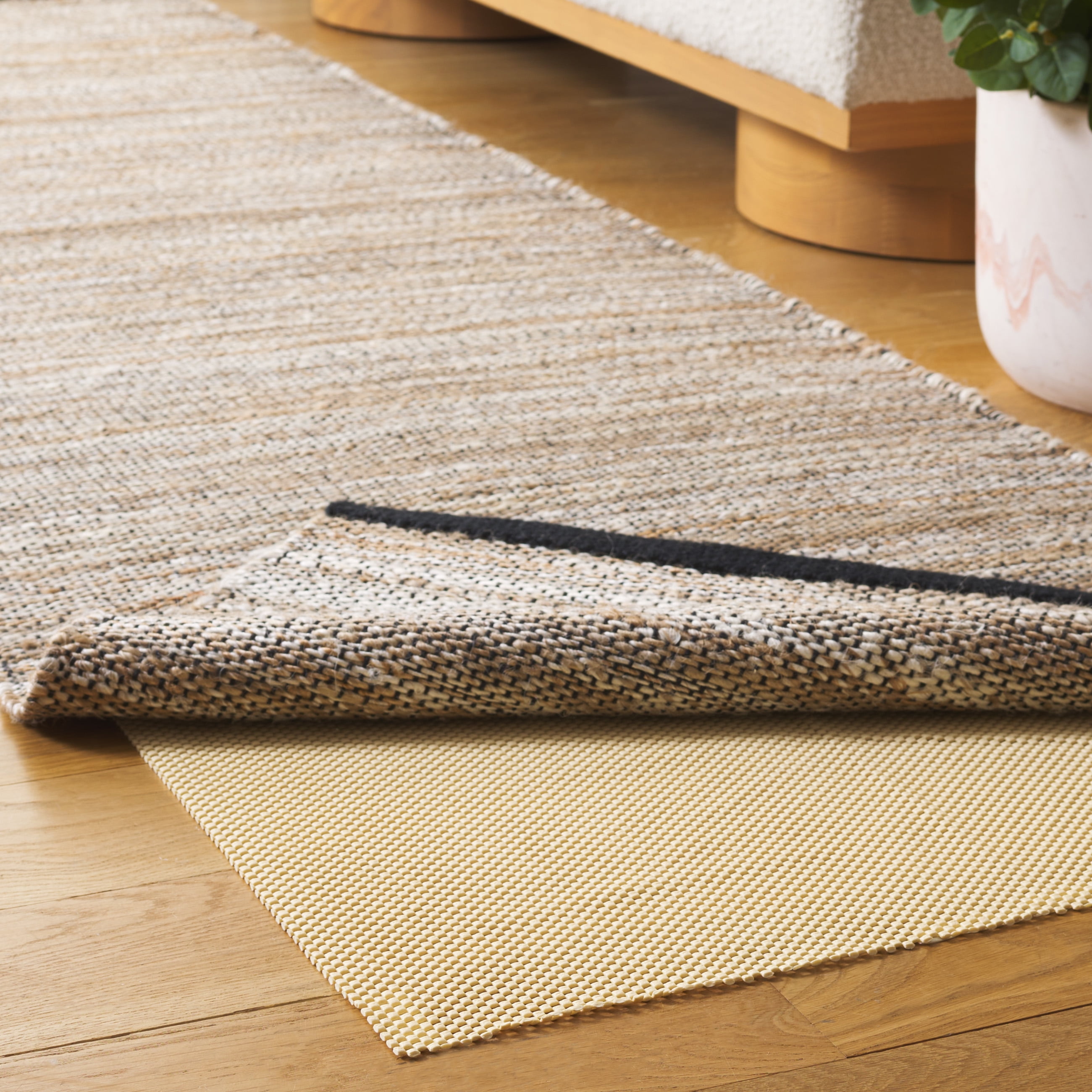 SAFAVIEH Anti-Grip Non-Slip Grid Rug Pad, Fire-Retardant, Moth-Proofed ...