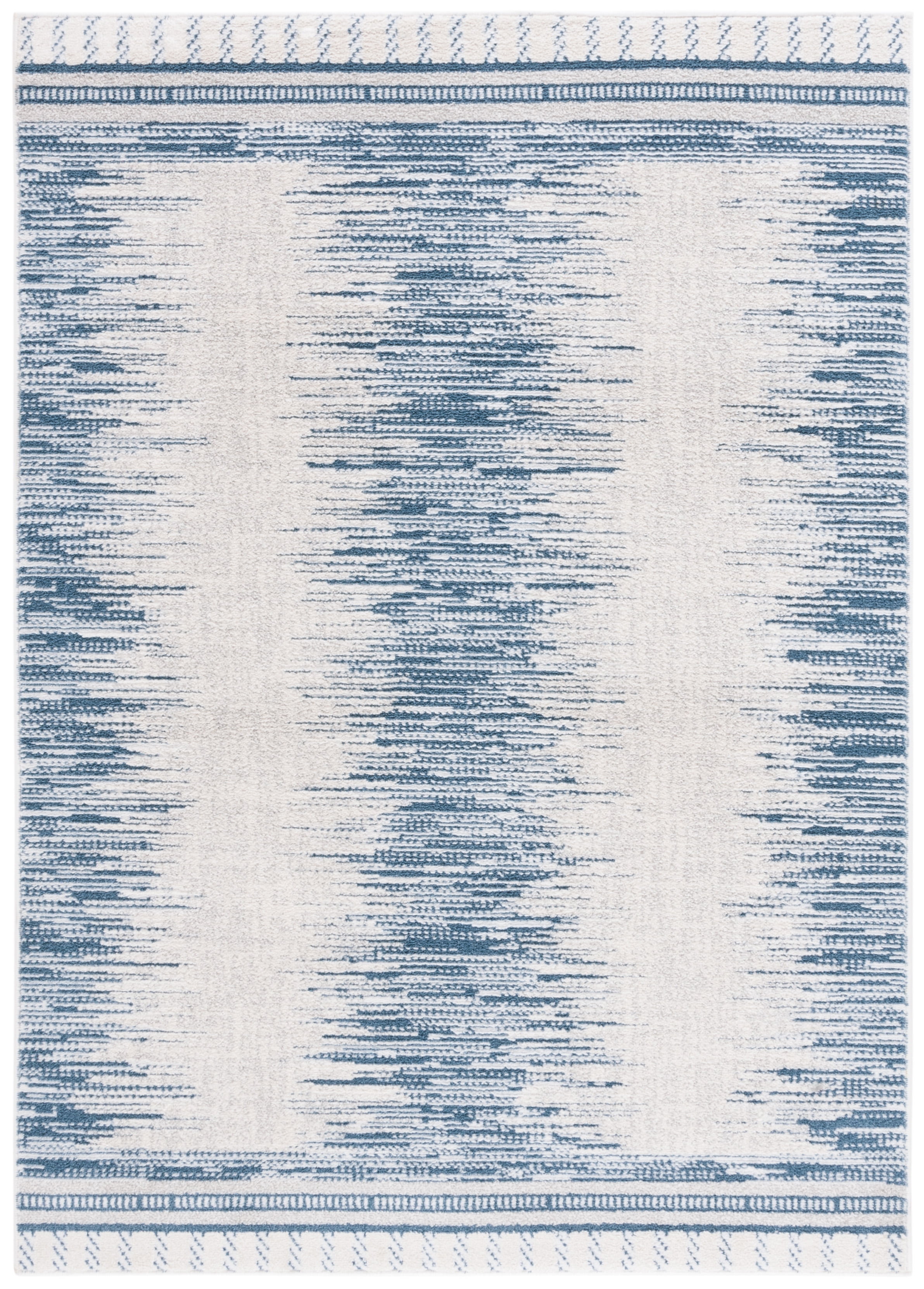 SAFAVIEH Alamo Keila Abstract Area Rug, Grey/Blue, 5'3" x 7'6 ...