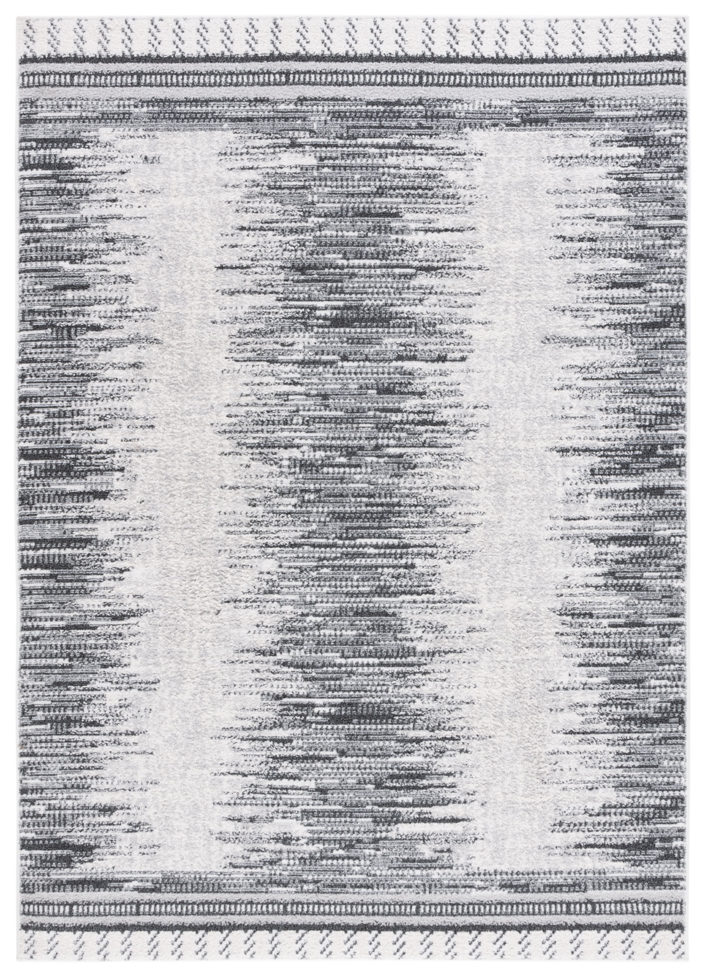 SAFAVIEH Alamo Keila Abstract Area Rug, Grey/Charcoal, 9' x 12 ...
