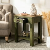 SAFAVIEH Alfred Country Parson End Table with Storage Drawer, Antique ...