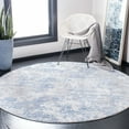 SAFAVIEH Amelia Alastar Abstract Distressed Area Rug, Gray/Blue, 8' x 8 ...