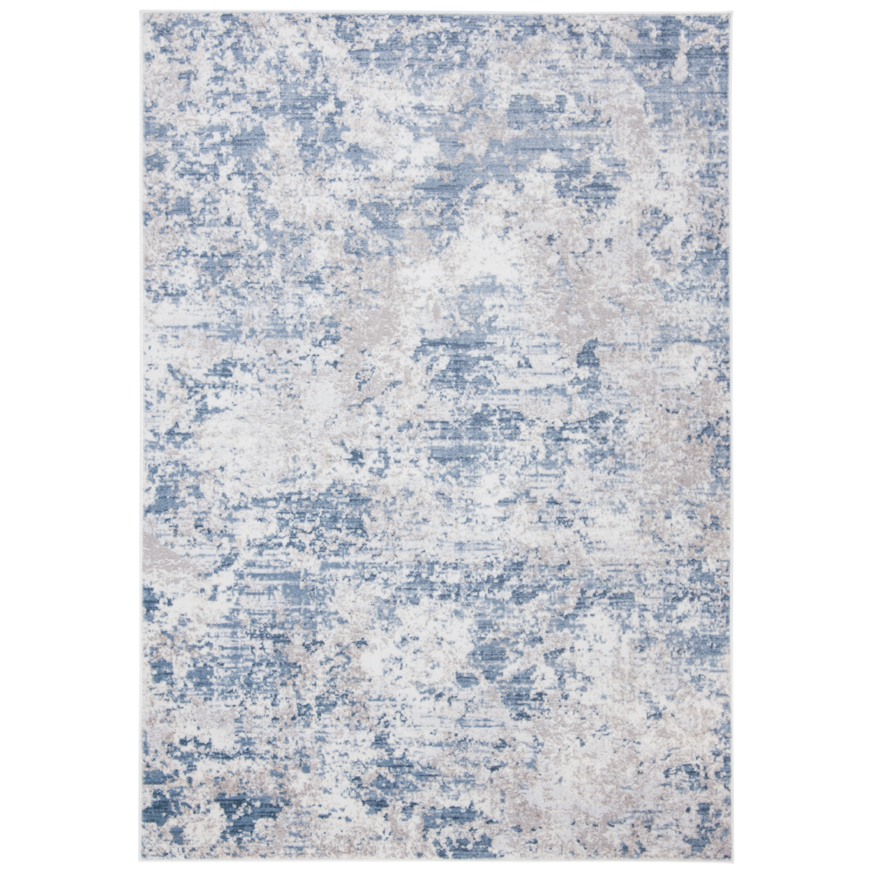 SAFAVIEH Amelia Alastar Abstract Distressed Area Rug, Grey/Blue, 5'3" x ...