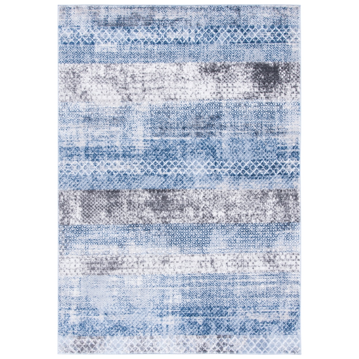SAFAVIEH Amelia Collection ALA761N Navy / Grey Rug - Walmart.com