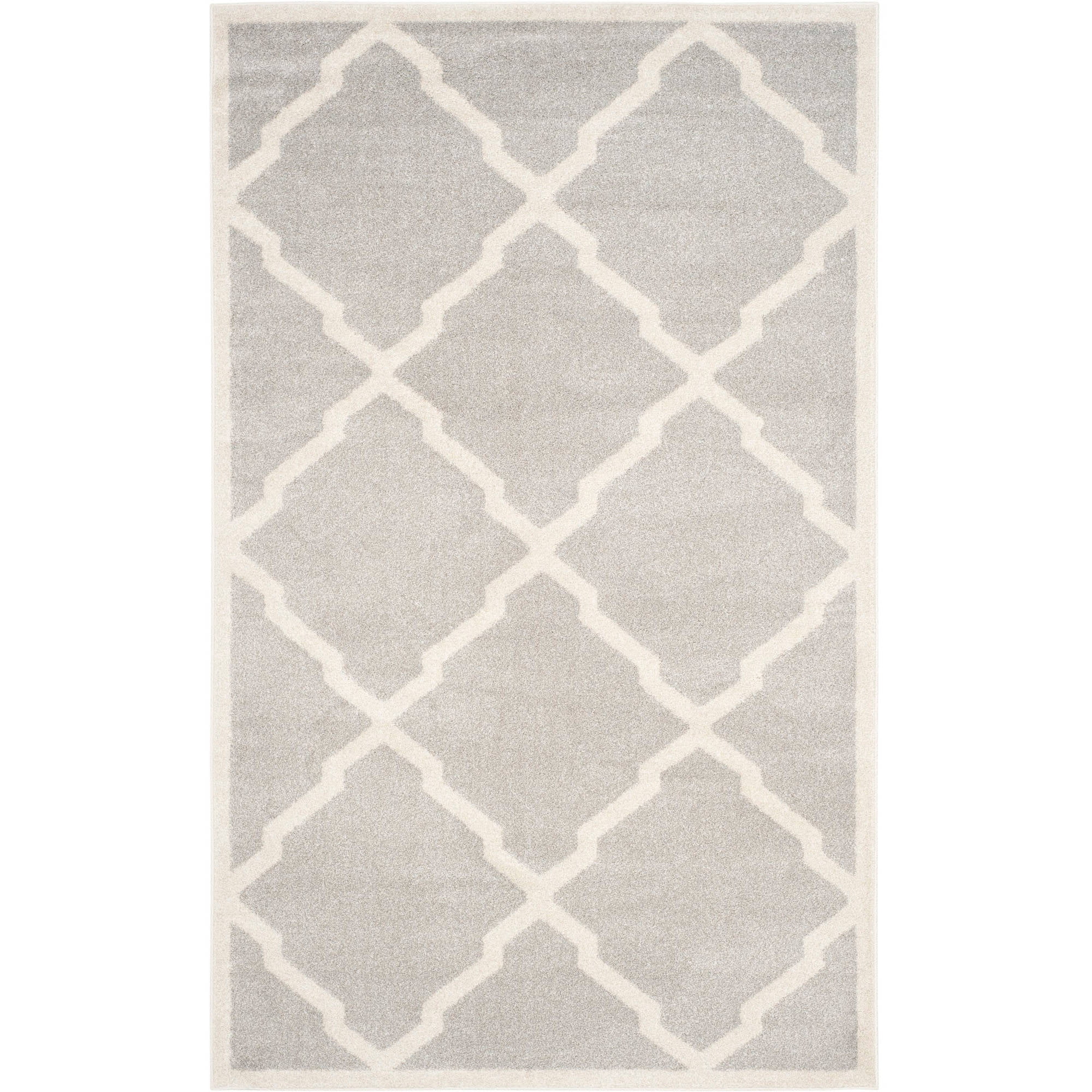 SAFAVIEH Amherst Sharalyn Geometric Area Rug, Light Grey/Beige, 5'3" x ...