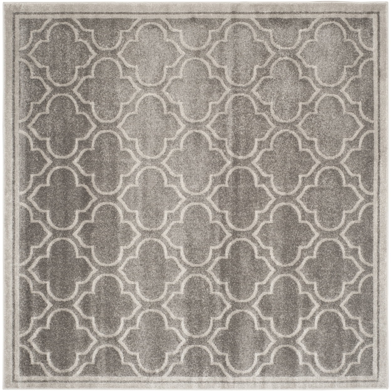 SAFAVIEH Amherst Wilson Geometric Area Rug, Grey/Light Grey, 9' x 9 ...