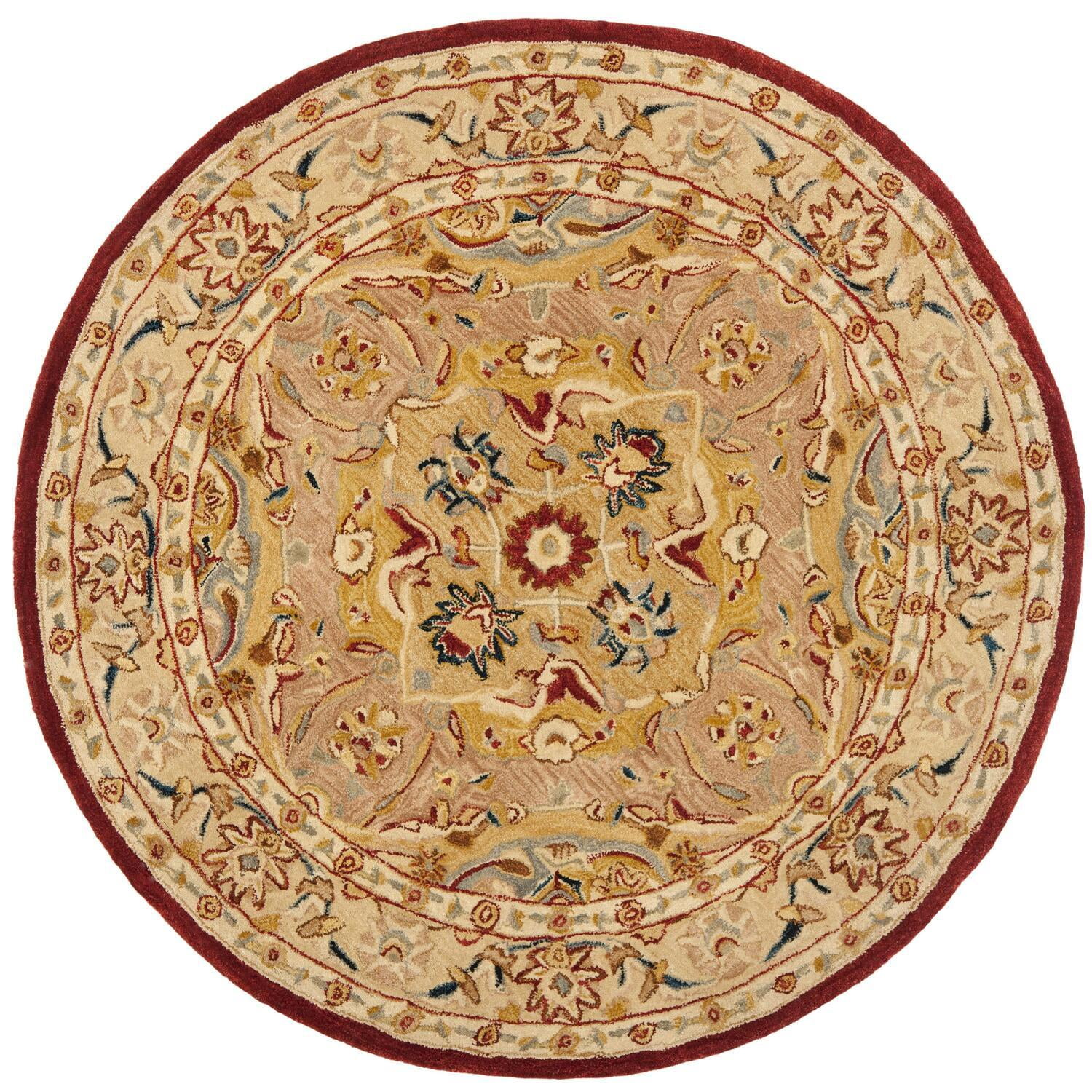 SAFAVIEH Anatolia AN534A Handmade Gold / Ivory Rug - Walmart.com