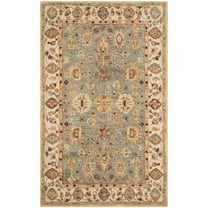 SAFAVIEH Anatolia Venice Traditional Wool Area Rug, Ivory/Brown, 3' x 5 ...