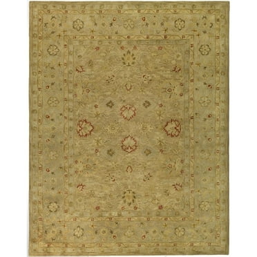 SAFAVIEH Montauk Tennyson Braided Border Cotton Area Rug, Ivory/Sea ...