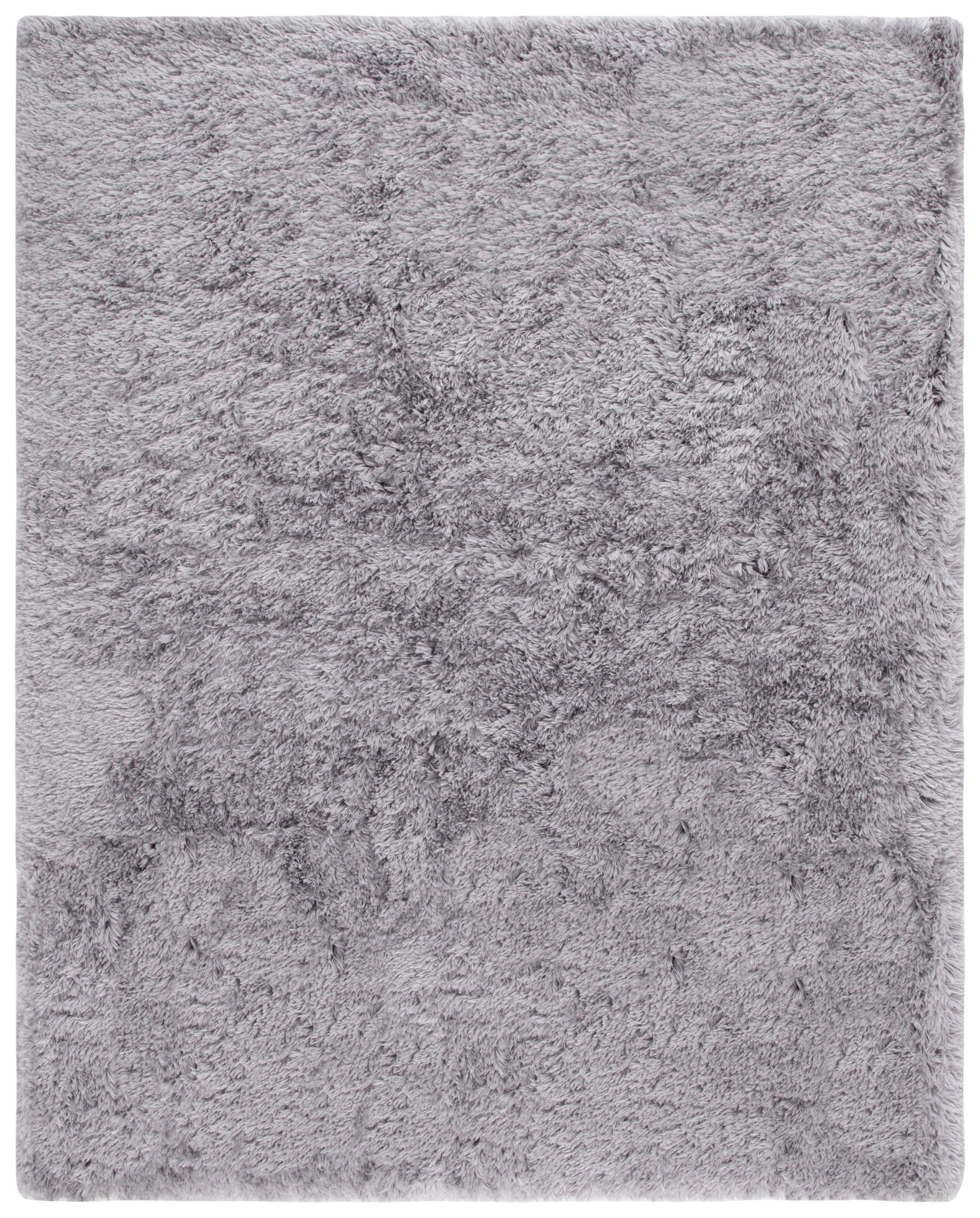 SAFAVIEH Arctic Giselle Solid Polyester Shag Area Rug, Grey, 8' x 10 ...