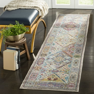 SAFAVIEH Aria Vasil Damask Area Rug, Brown/Multi, 4' x 6' - Walmart.com