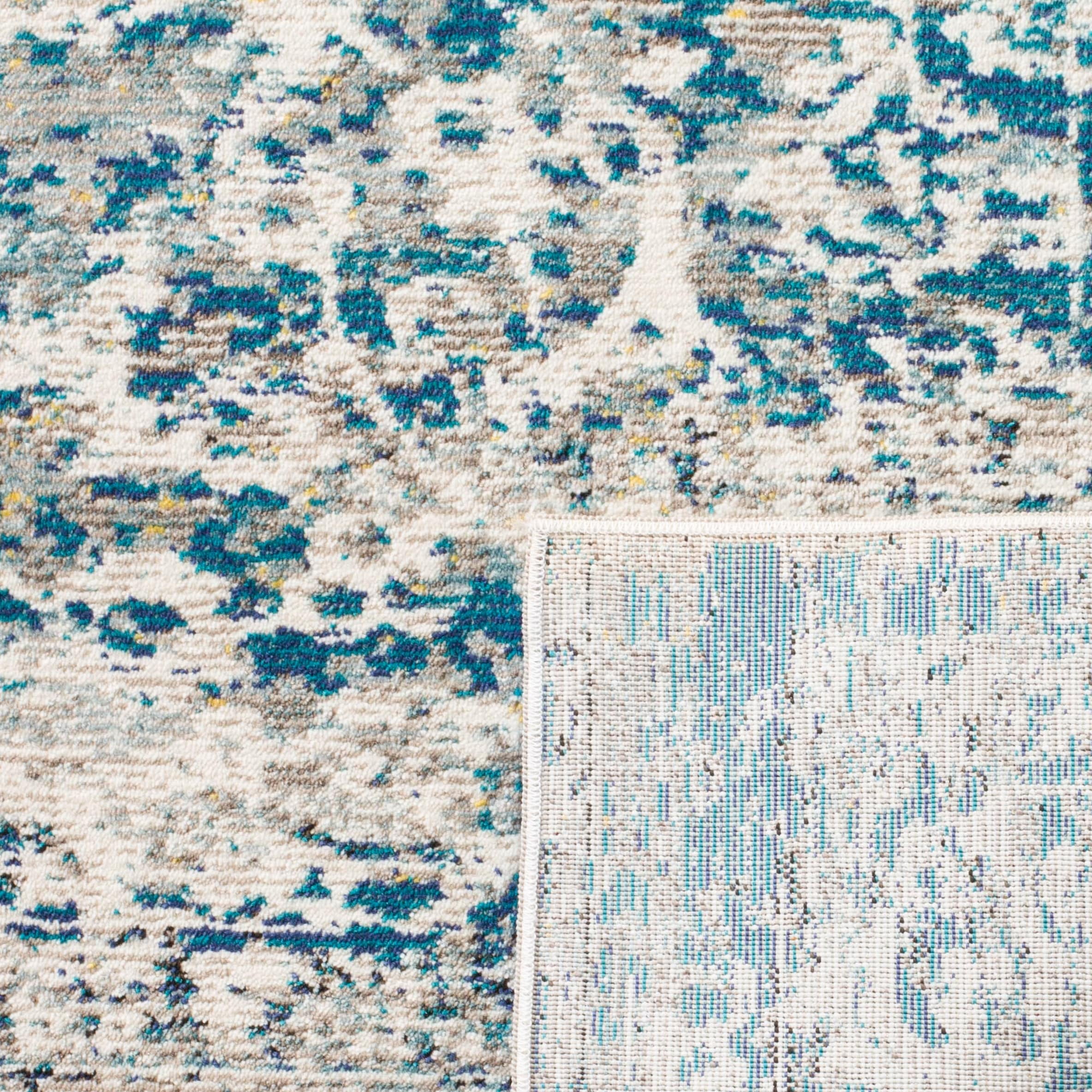 SAFAVIEH Aria Rubye Bohemian Area Rug, Blue/Cream, 9' x 12' - Walmart.com