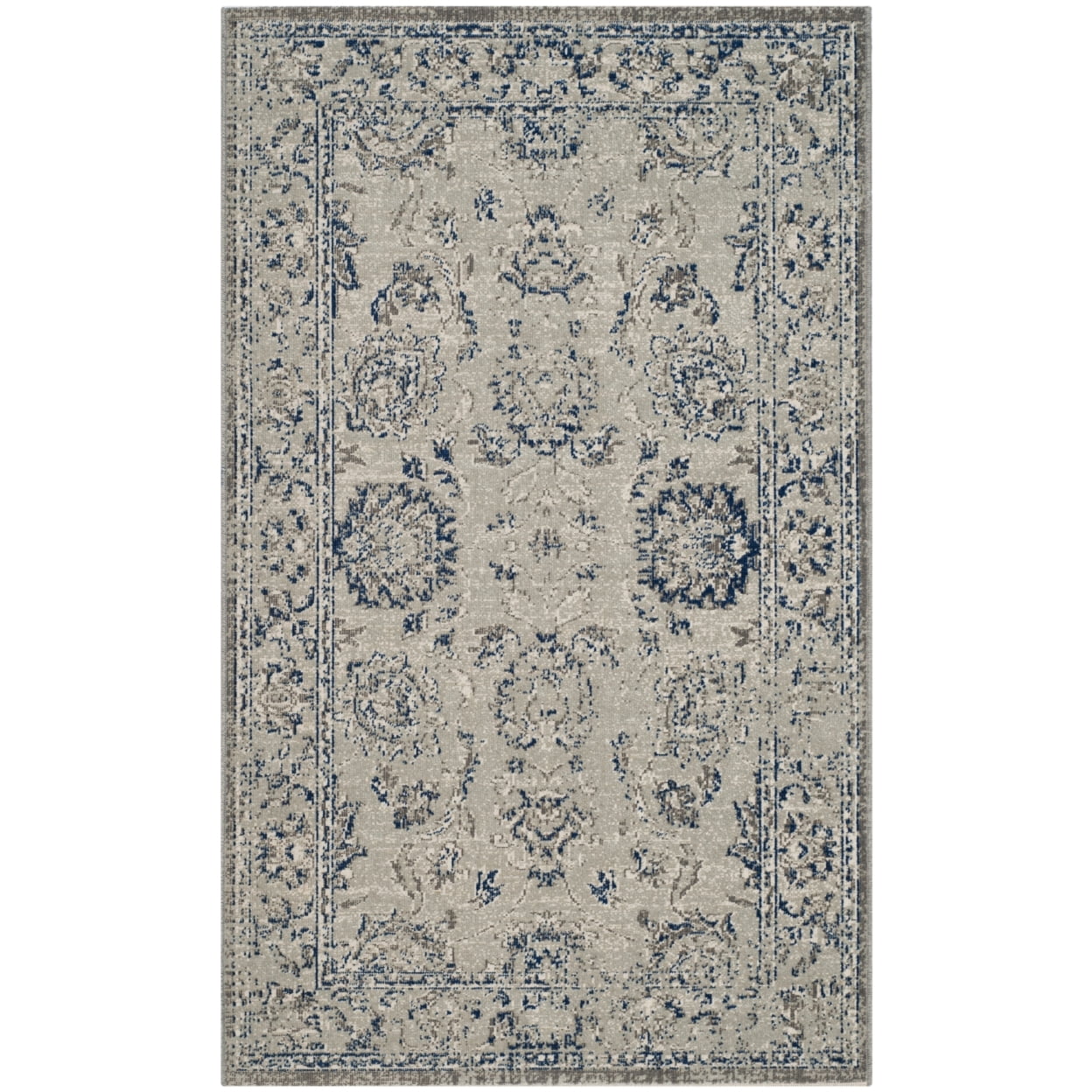 SAFAVIEH Artisan Collection ATN316C Silver / Silver Rug - Walmart.com