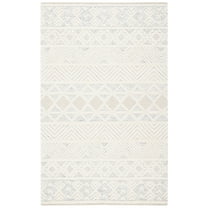 SAFAVIEH Amherst Chandler Geometric Area Rug, Wheat/Beige, 7' x 7 ...