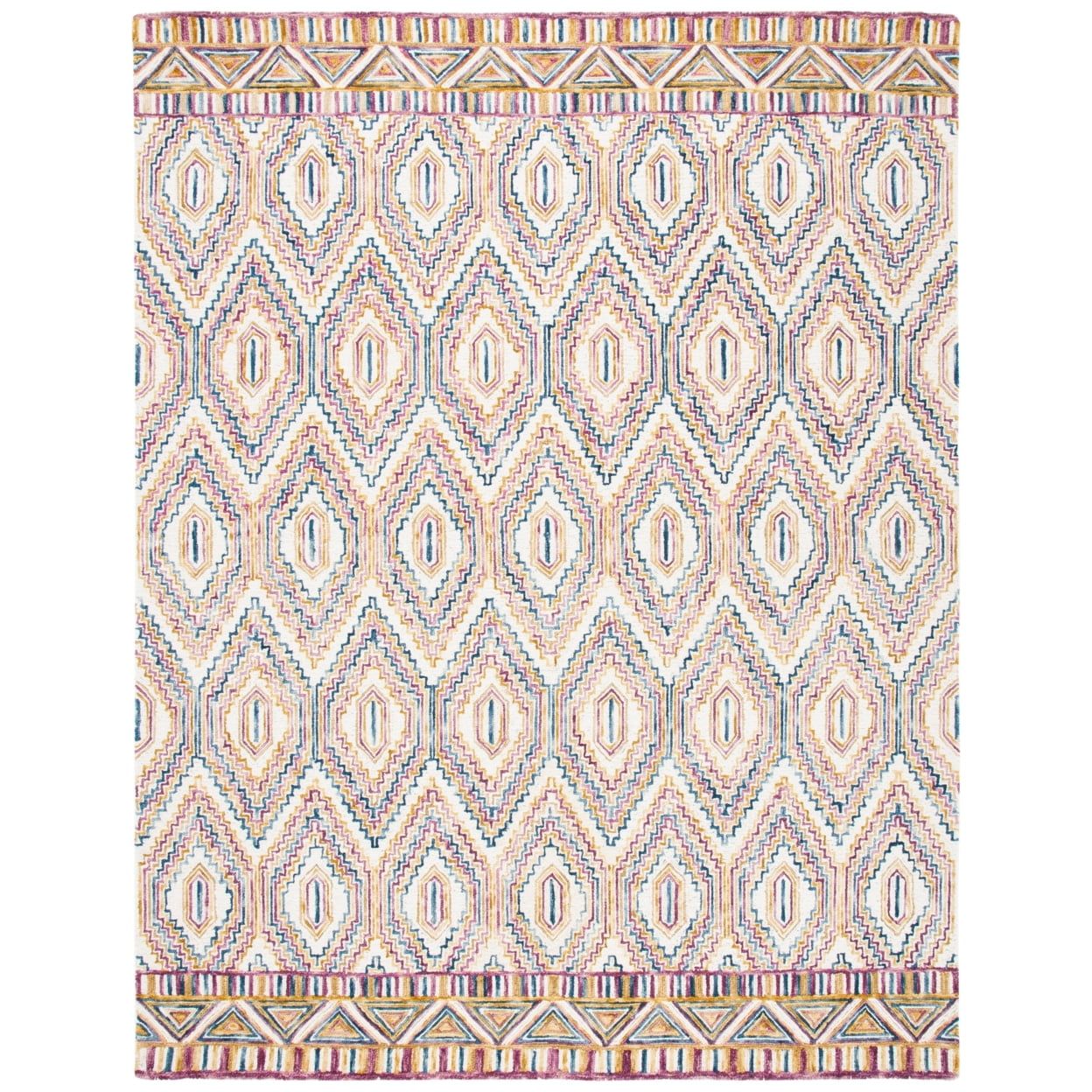 SAFAVIEH Aspen APN811A Handmade Ivory / Rust Rug - Walmart.com