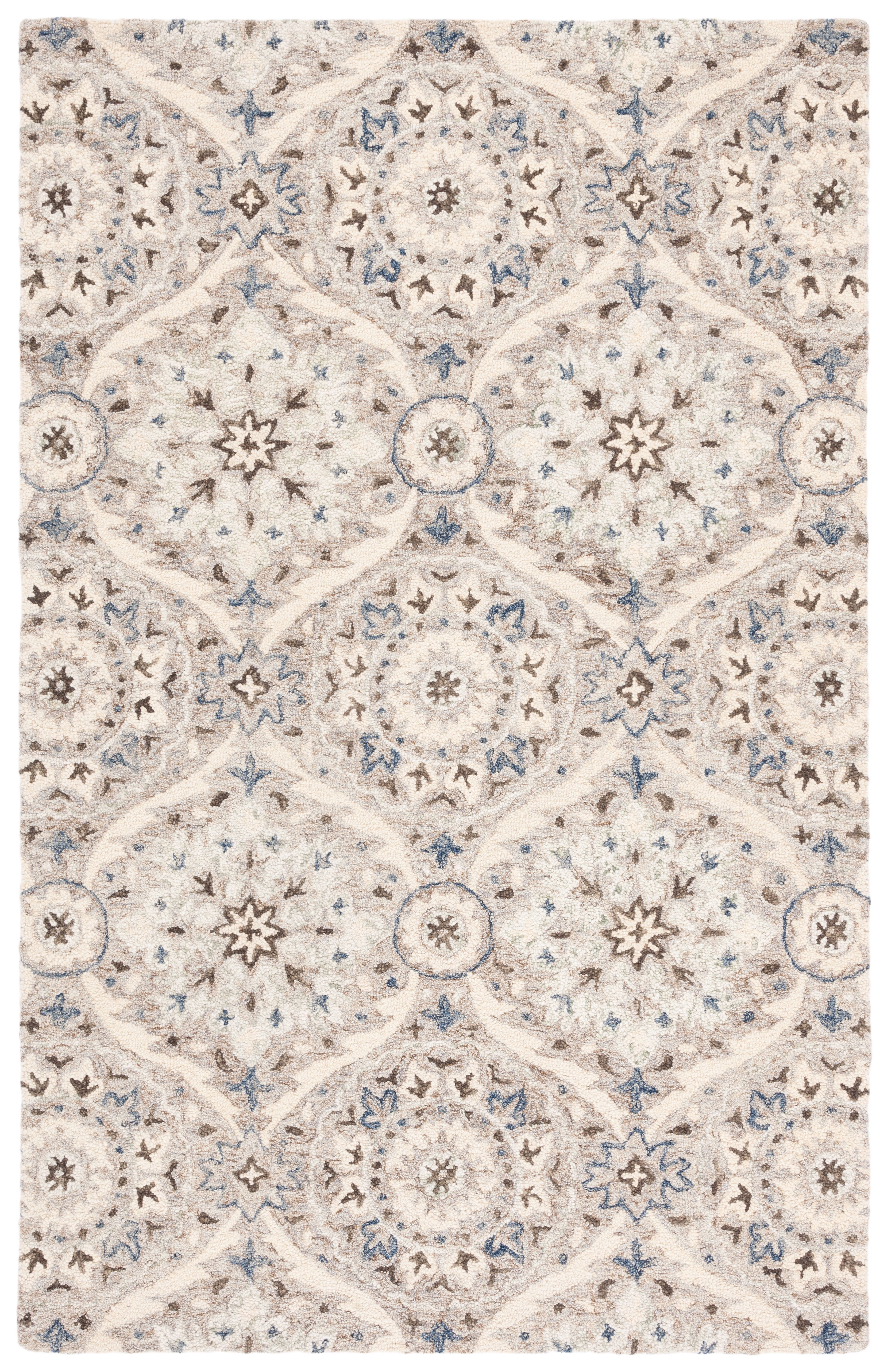 SAFAVIEH Aspen Brannon Geometric Area Rug, Beige/Grey, 6' x 9 ...
