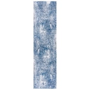 SAFAVIEH Brentwood Cantor Floral Area Rug, 5' x 5' Round, Navy/Grey ...