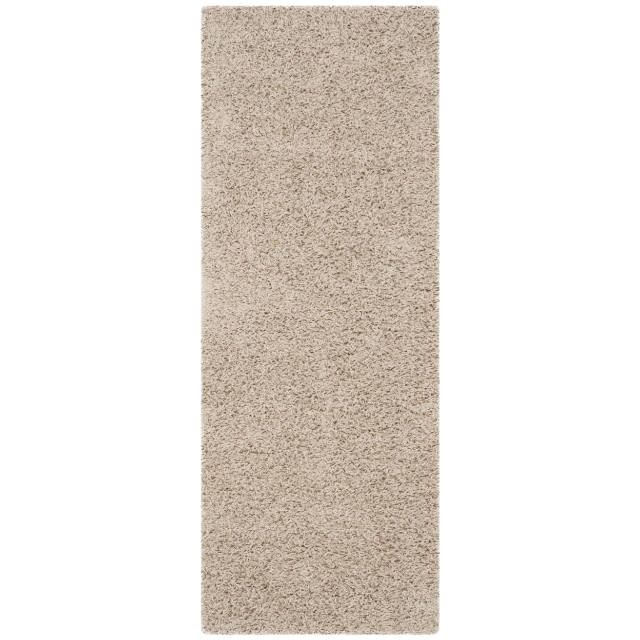 SAFAVIEH Athens Solid Plush Shag Runner Rug, Beige, 2'3" x 6' - Walmart.com