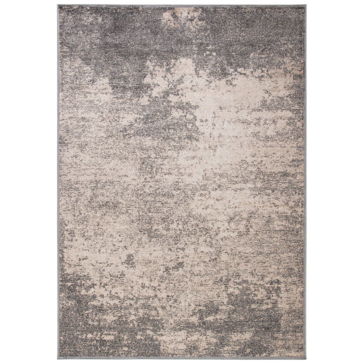 SAFAVIEH Atlas Elsie Abstract Runner Rug, Charcoal/Grey, 2'2" x 8 ...