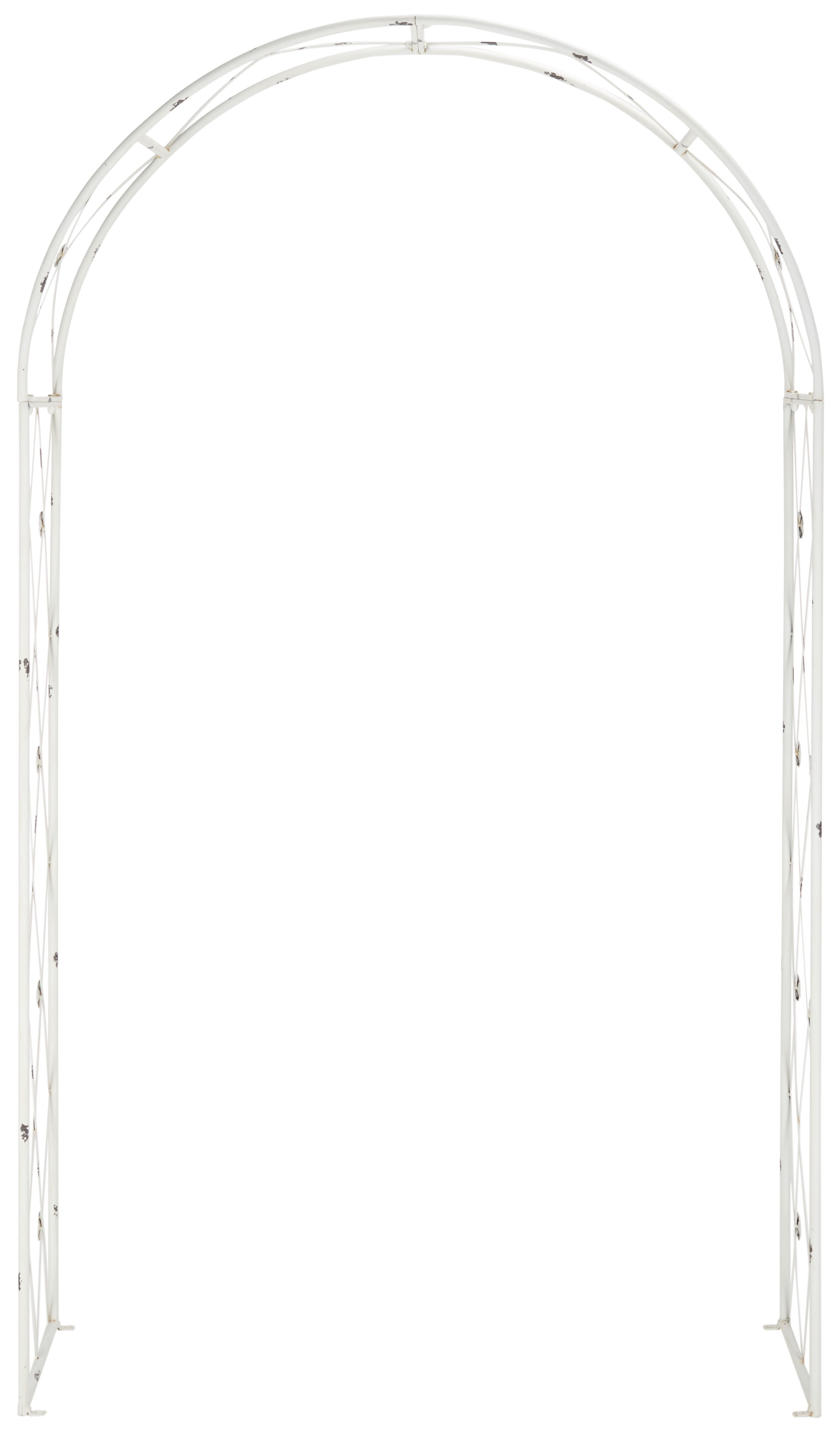 SAFAVIEH Atticus Outdoor Patio Archway, Antique White - Walmart.com