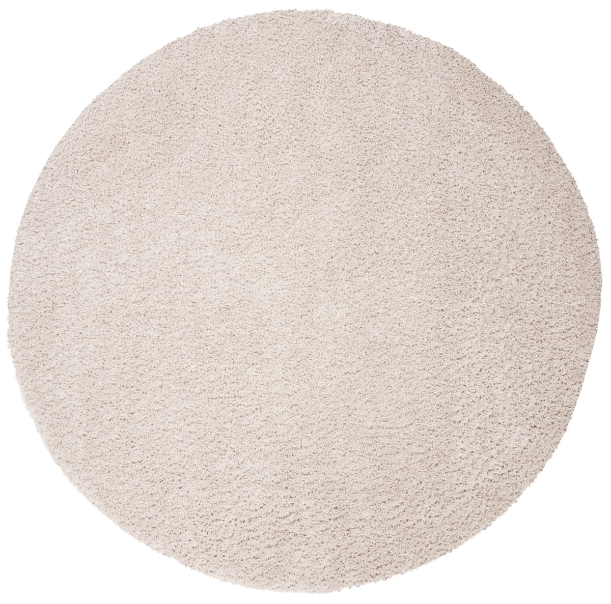SAFAVIEH Living Room Circle Shaggy August Carlene Solid Plush Shag Area ...