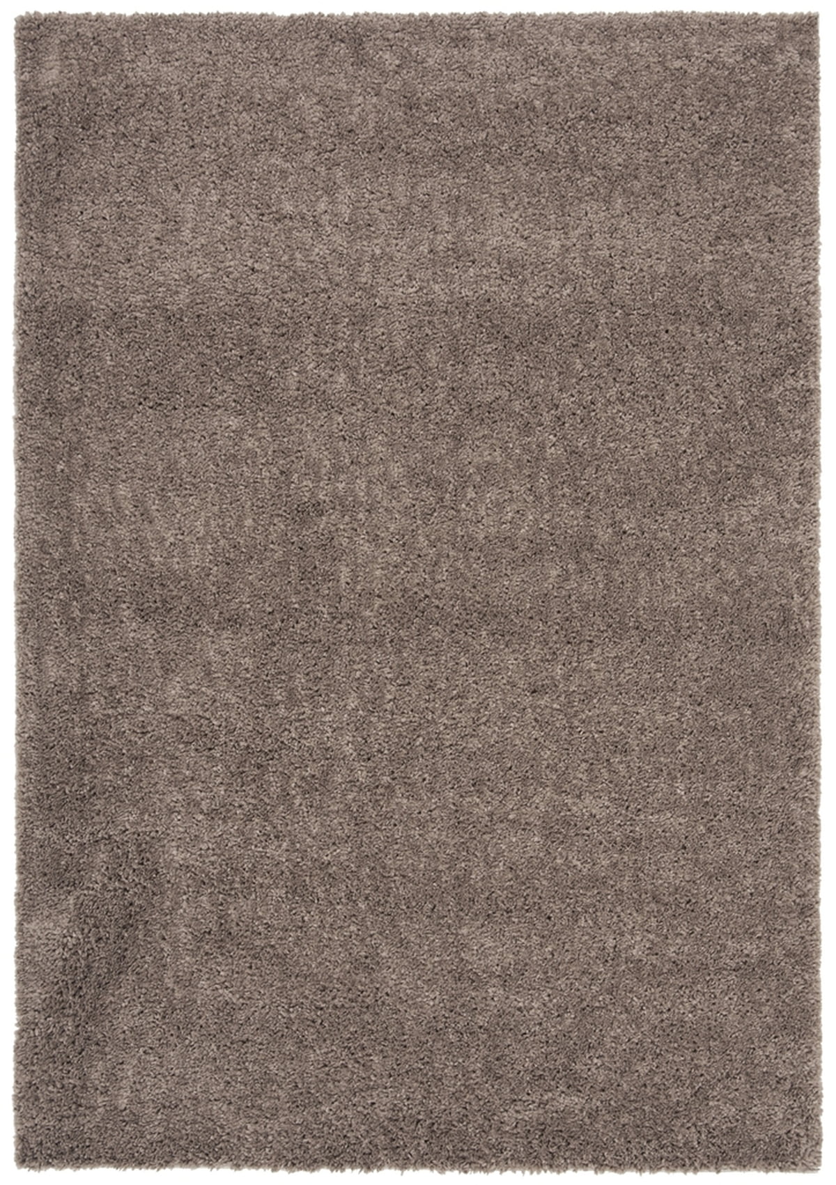 SAFAVIEH August Carlene Solid Plush Shag Area Rug, Taupe, 10' x 14 ...