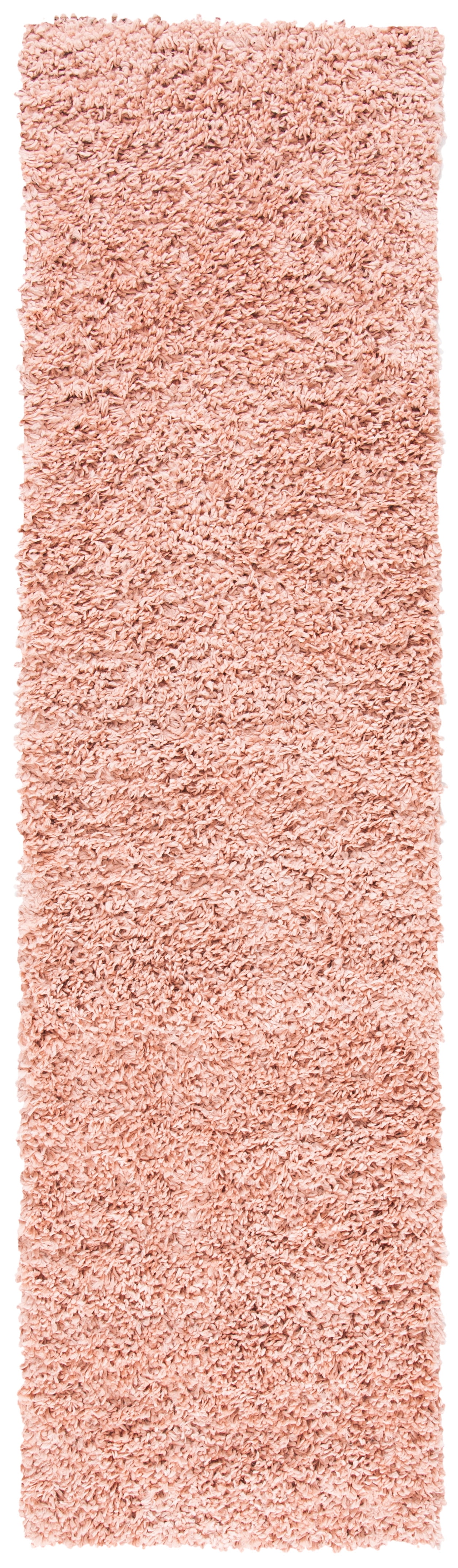 SAFAVIEH August Sophia Solid Shag Runner Rug, Rose, 2' x 7' - Walmart.com