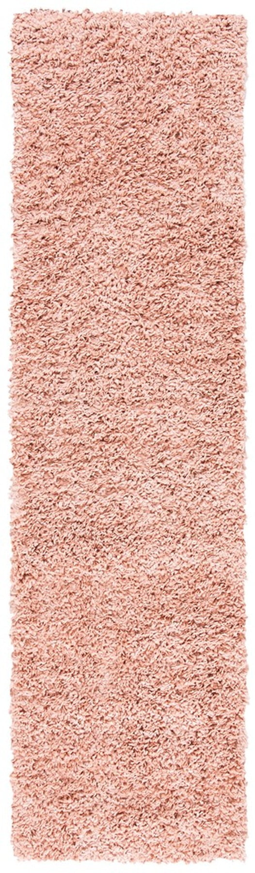 SAFAVIEH August Sophia Solid Shag Runner Rug, Rose, 2' x 7' - Walmart.com