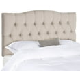 SAFAVIEH Axel Modern Glam Tufted Headboard, King, Taupe - Walmart.com