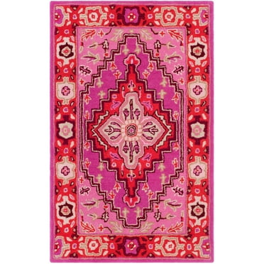 SAFAVIEH Bellagio BLG541C Handmade Pink / Navy Rug - Walmart.com