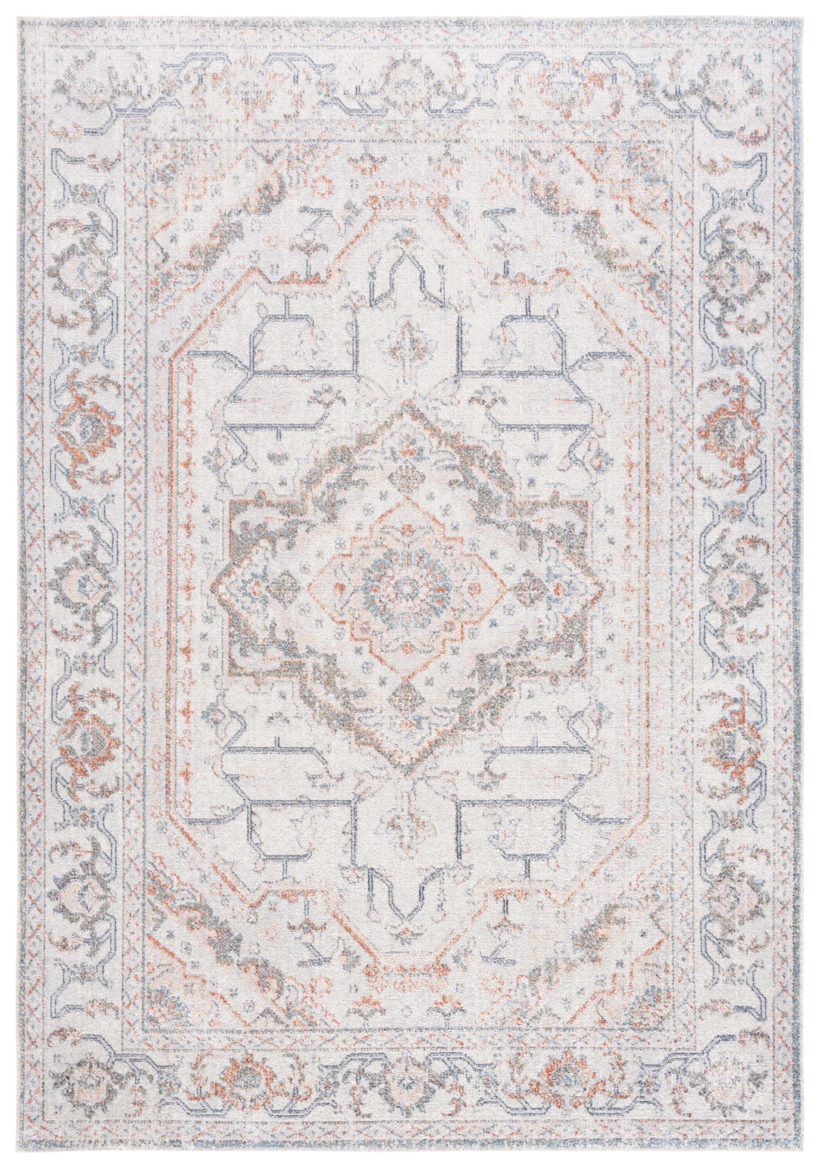 SAFAVIEH Baltimore Tamara Medallion Polyester Machine Washable Area Rug ...