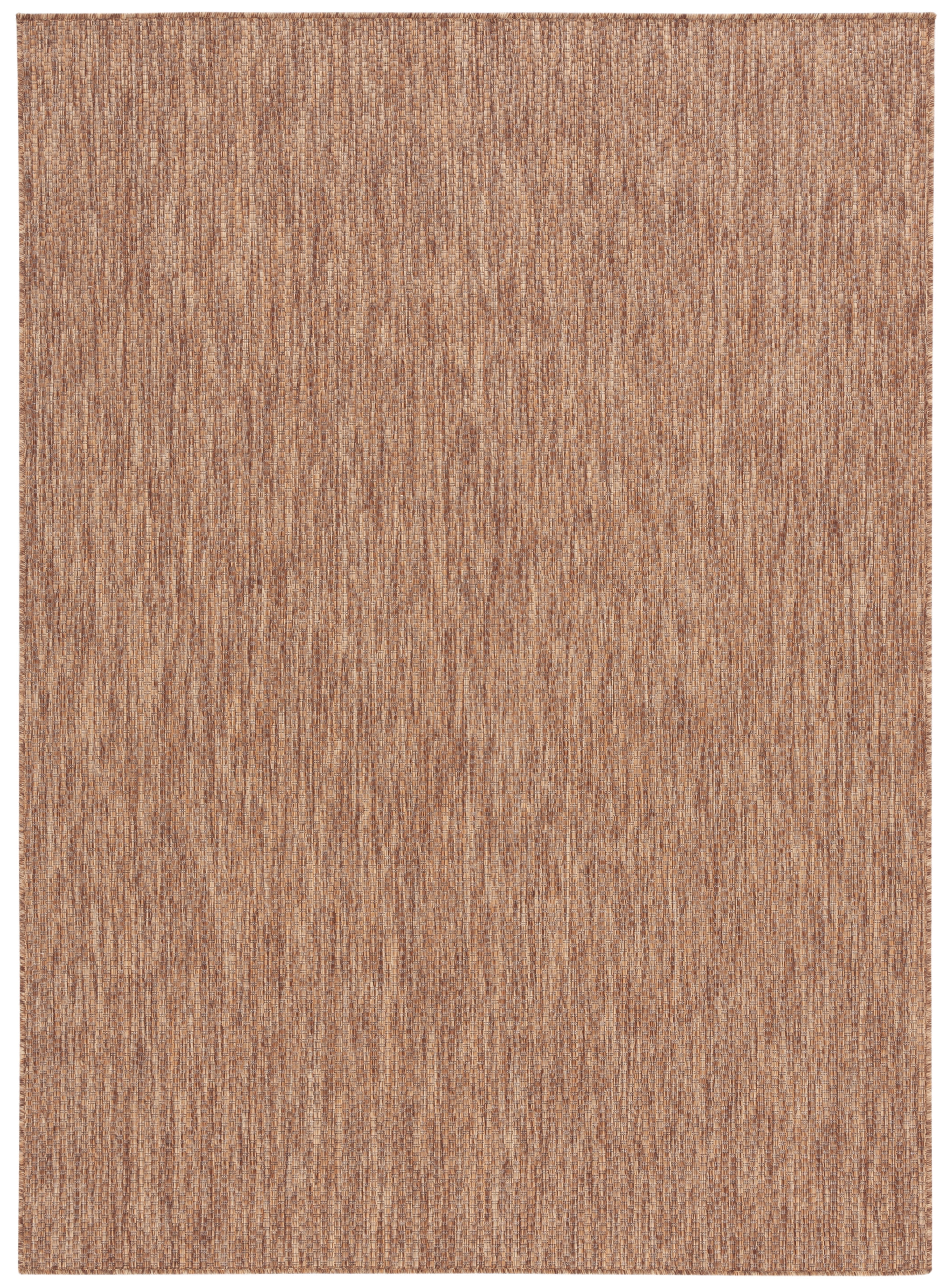 SAFAVIEH Beach House Jacinth Solid Indoor/Outdoor Area Rug, Brown, 8' x ...