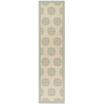 SAFAVIEH Courtyard Larry Seashells Indoor/Outdoor Runner, 2'3" x 6'7 ...