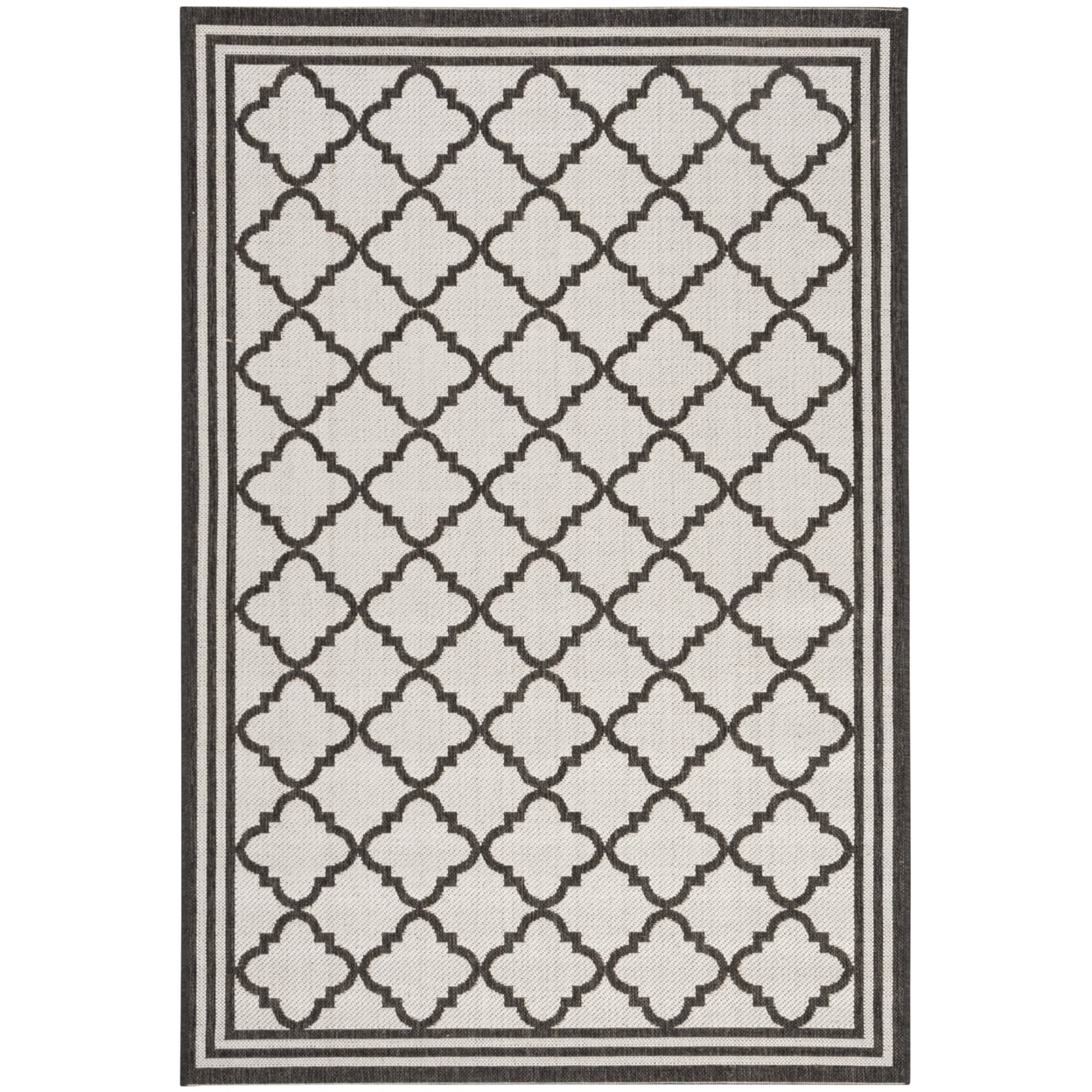 SAFAVIEH Beach House Richard Geometric Indoor/Outdoor Area Rug, Light ...