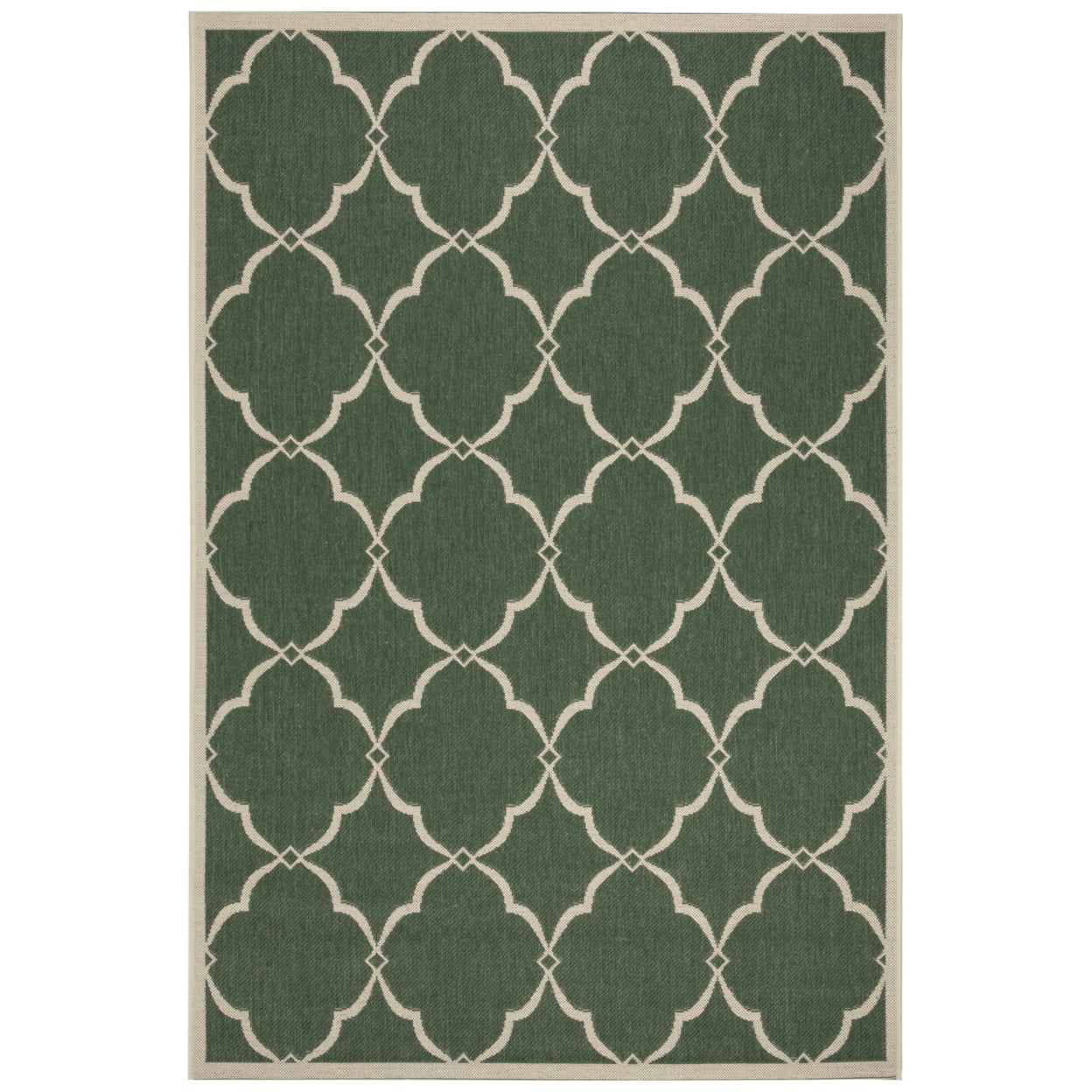 SAFAVIEH Beach House Sharla Geometric Indoor/Outdoor Area Rug, Green ...