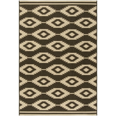 My Texas House Poppy 7'10" x 9'10" Driftwood Floral Indoor/Outdoor Rug ...