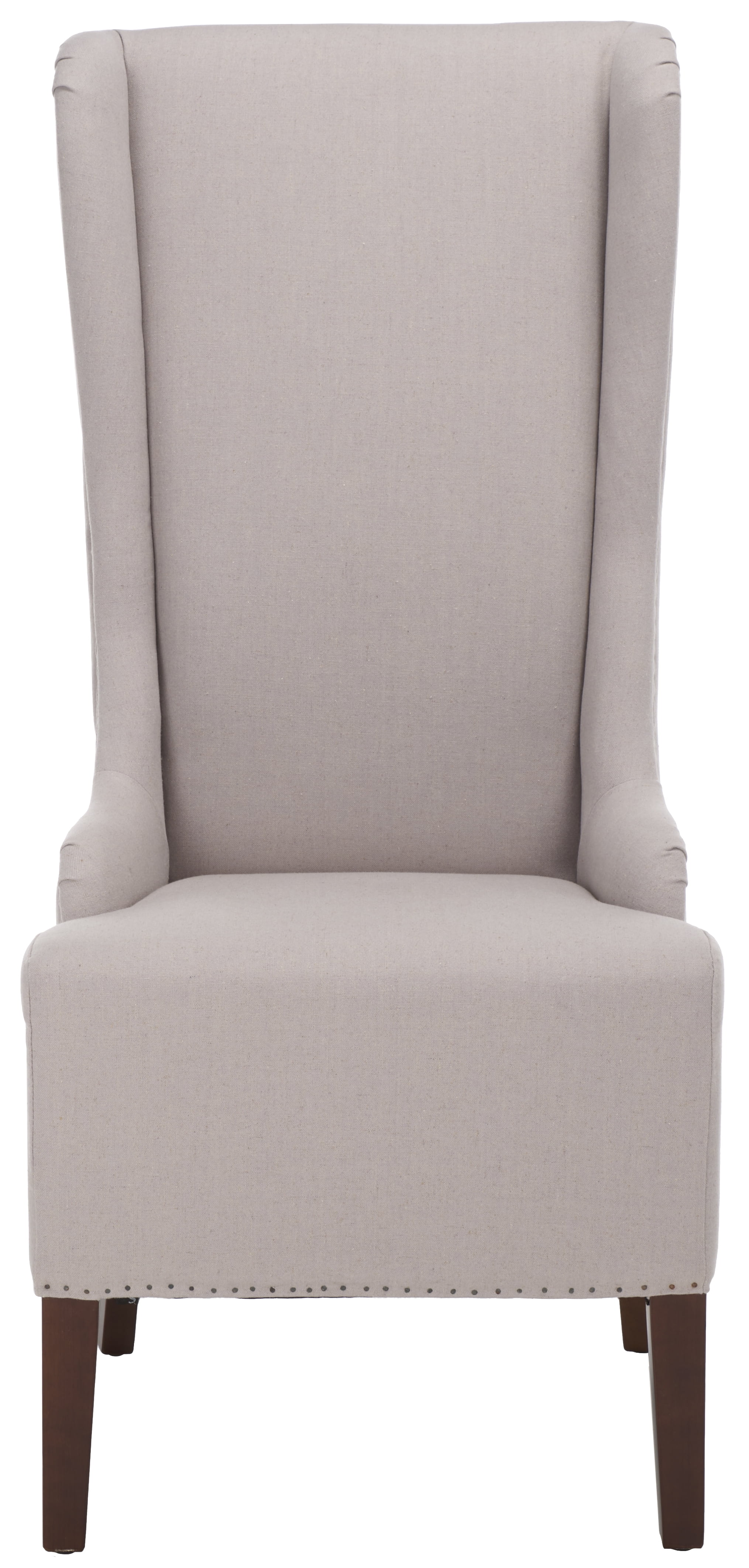 SAFAVIEH Becall Transitional Linen Solid Dining Parsons Chair, Taupe ...
