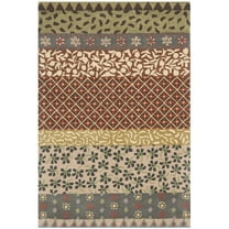 SAFAVIEH Lyndhurst Victoria Traditional Floral Area Rug, Red/Ivory, 4 ...