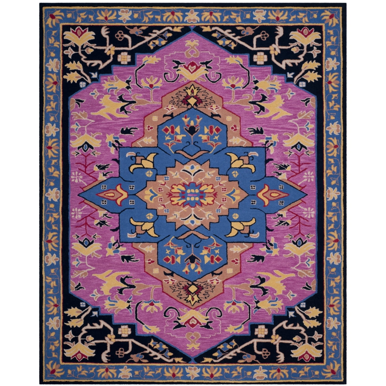 SAFAVIEH Bellagio BLG506A Handmade Pink / Multi Rug - Walmart.com