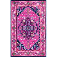 SAFAVIEH Bellagio BLG541C Handmade Pink / Navy Rug - Walmart.com