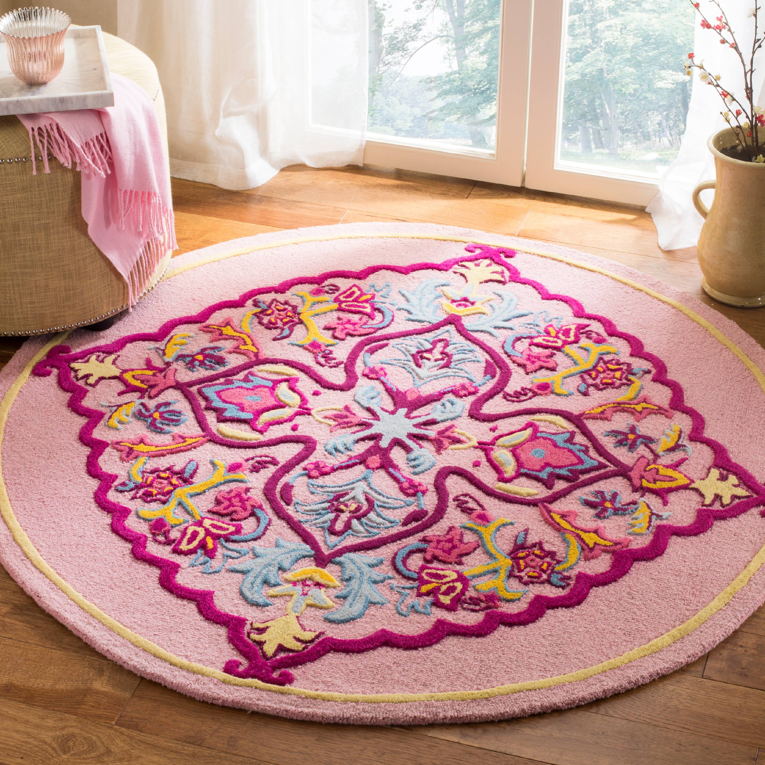 SAFAVIEH Bellagio BLG605A Handmade Pink / Multi Rug - Walmart.com