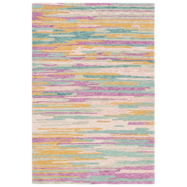 SAFAVIEH Bellagio Jannah Abstract Area Rug, Yellow/Green, 8' x 10 ...