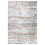 Free Shipping! Safavieh Berber Dayna Shag Area Rug 5'5 x 7'7 Blue Rust ...