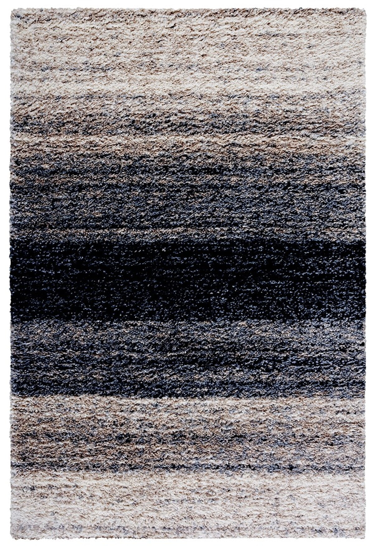 SAFAVIEH Berber Lavonne Abstract Shag Area Rug, 9' x 12', Grey/Charcoal ...