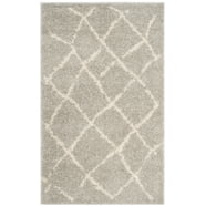 SAFAVIEH Adirondack Matilda Abstract Area Rug, Ivory/Grey, 4' x 4 ...