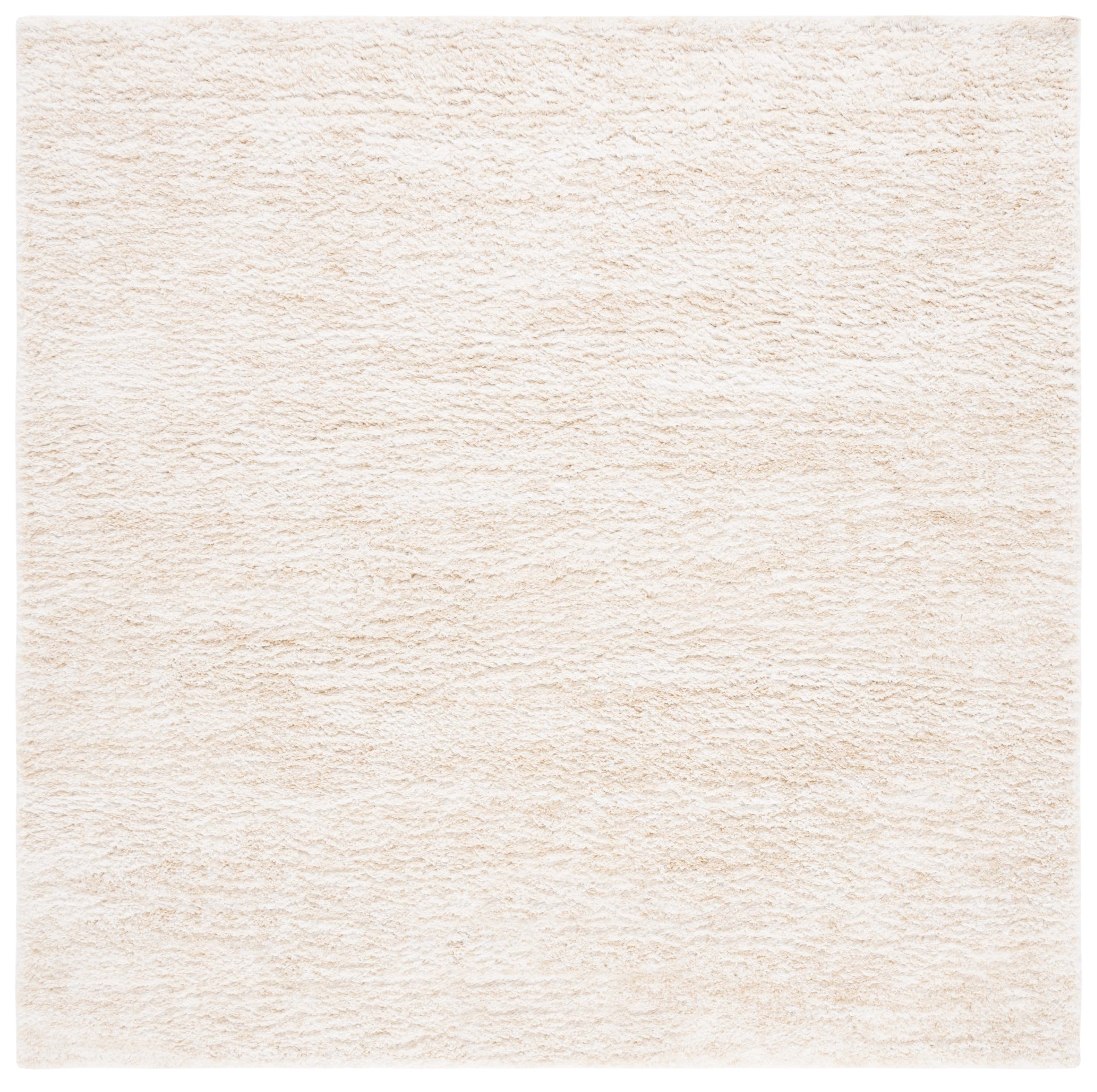 SAFAVIEH Berber Torvald Abstract Polyester Shag Area Rug, Ivory/Beige ...