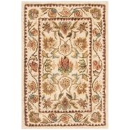 Mainstays Traditional Solid Ivory Shag Indoor Area Rug, 5' x 7 ...